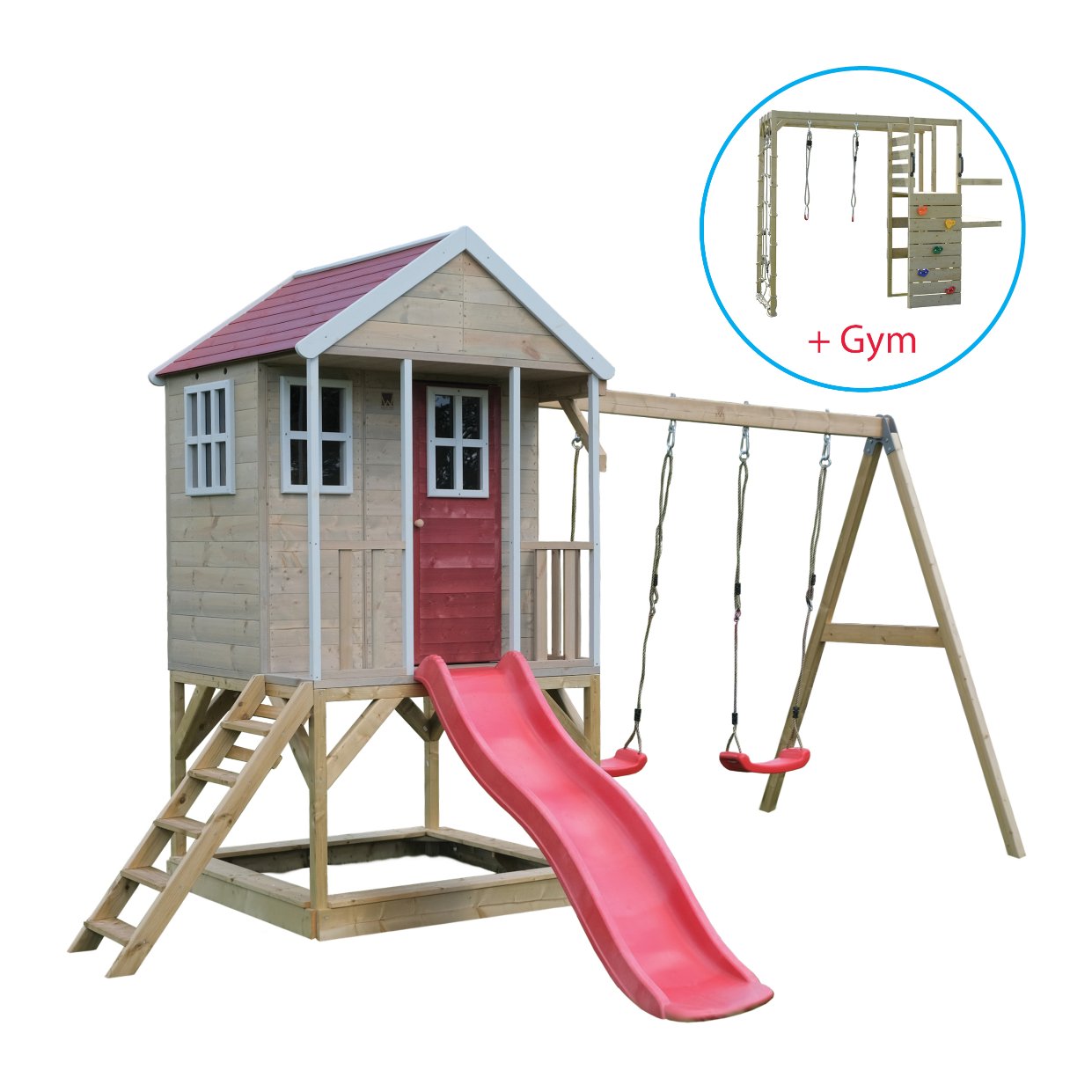 Wendi Toys M30R-G Nordic Adventure House with Platform, Slide and ...